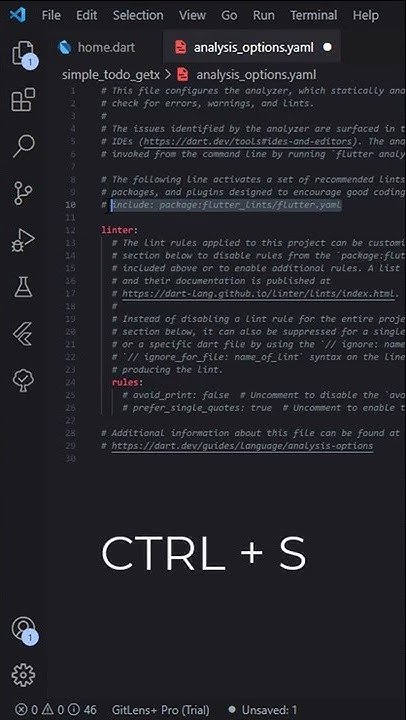 Disable Blue Warning Underline The Codes 🔥Flutter🔥 #shorts #flutter #programming #coding #web # ...
