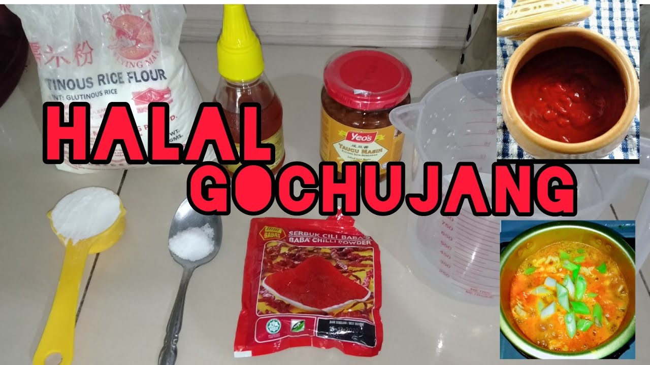 GOCHUJANG PASTE HALAL - YouTube