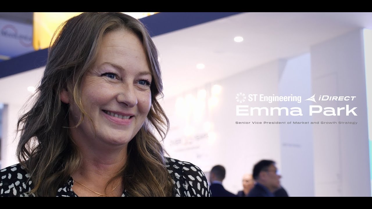 ST Engineering iDirect's Emma Park discusses go-to market and growth strategies - YouTube