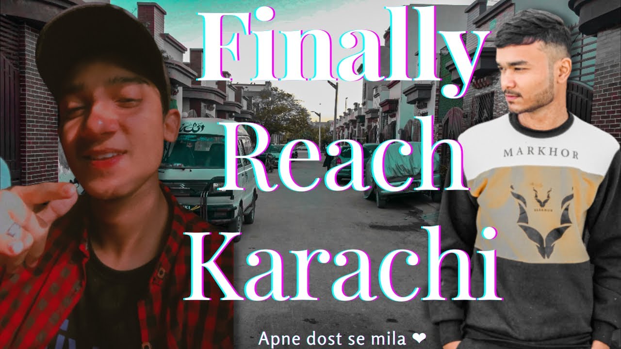 First day in karachi city ️ Meet my friend a friend in need is a friend ...
