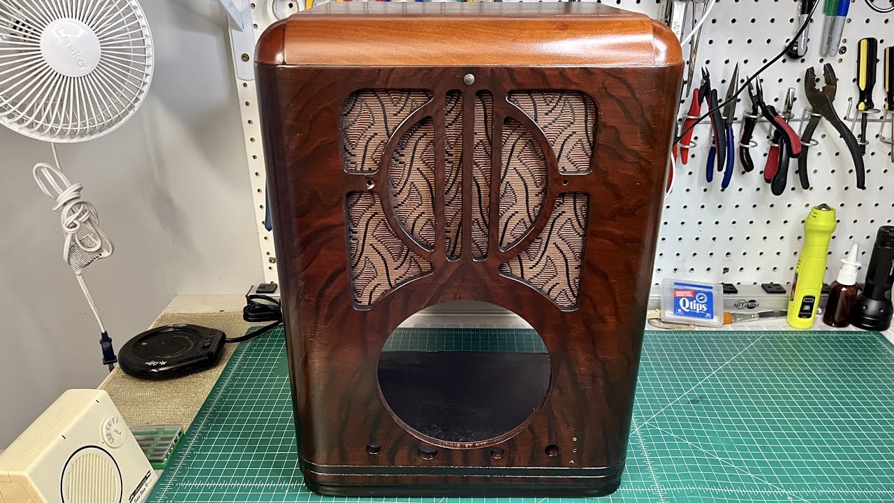 Zenith 6S229 - Power Transformer Prep, New Grille Cloth & Waterslide Decal - YouTube