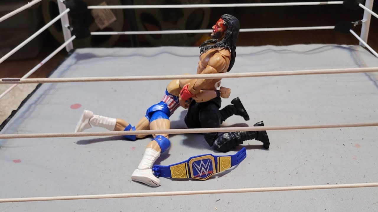 Roman reigns vs Andrew for the WRE Universal championship - YouTube