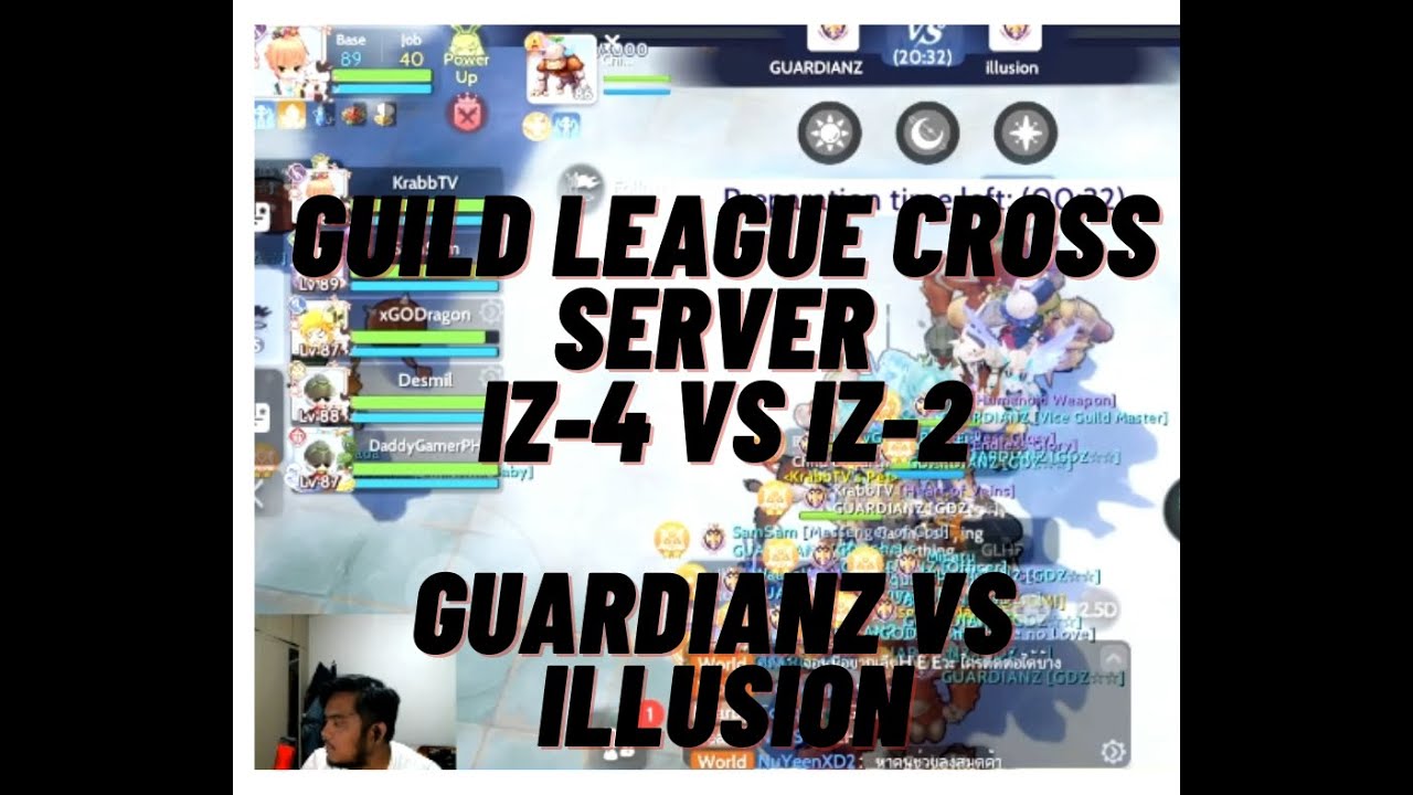 ROO: Guild League Cross-Server | 07/13/2023 | GUARDIANZ VS ILLUSION ...