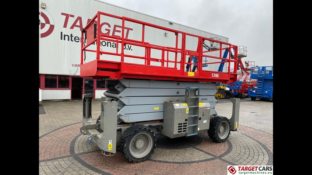 782627 GENIE GS5390 RT SCISSOR GS-5390 4x4 LIFT DIESEL WORK LIFT 1815CM ...