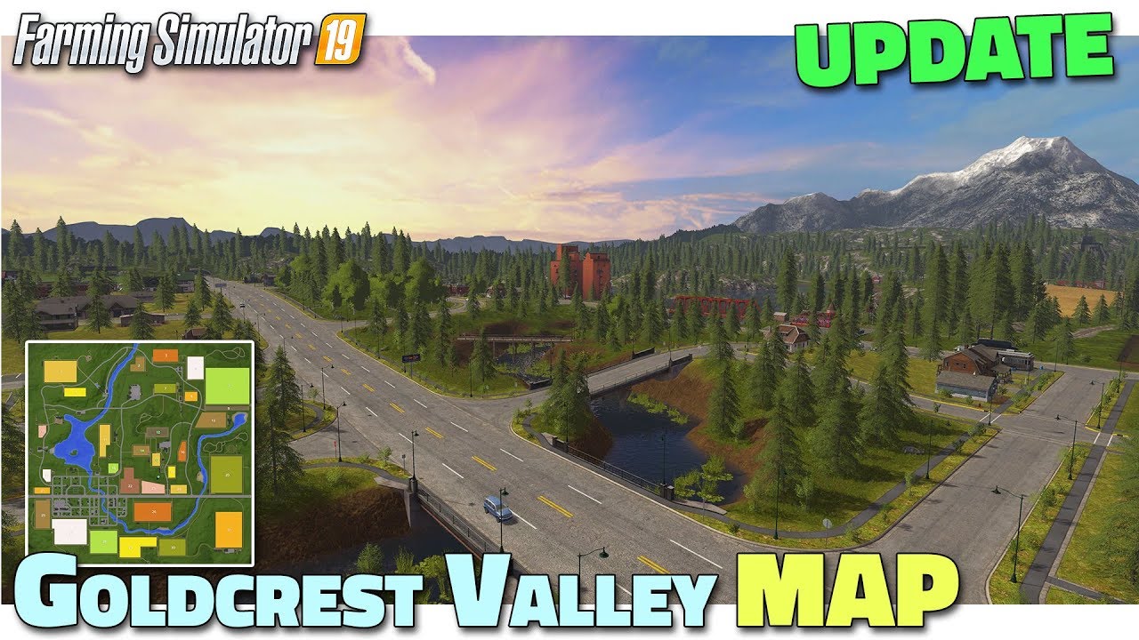 FS19 | MAP "Goldcrest Valley" (update v1.0.1.0) - review - YouTube