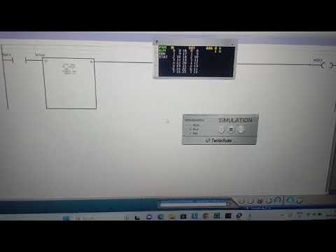 Simulation into twido suite. (schneider) plc programming. - YouTube