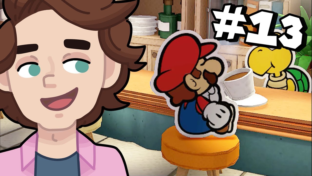 THIS CAFE IS THE BEST - Paper Mario The Origami King - Part 13 - YouTube