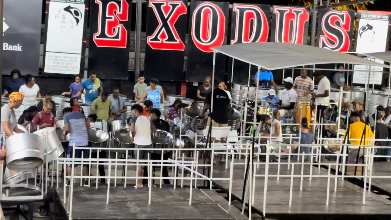 Trinidad Carnival 2023 | Typical night at Exodus Panyard during the ...