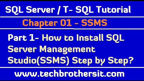 SQL Server / T-SQL Tutorial - YouTube