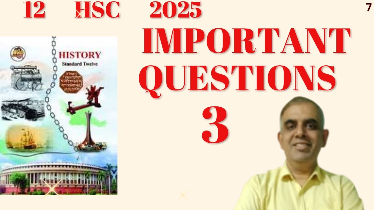 12 HSC History MOST IMPORTANT QUESTIONS - YouTube