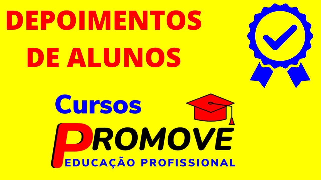 Depoimentos dos alunos Cursos Promove - YouTube