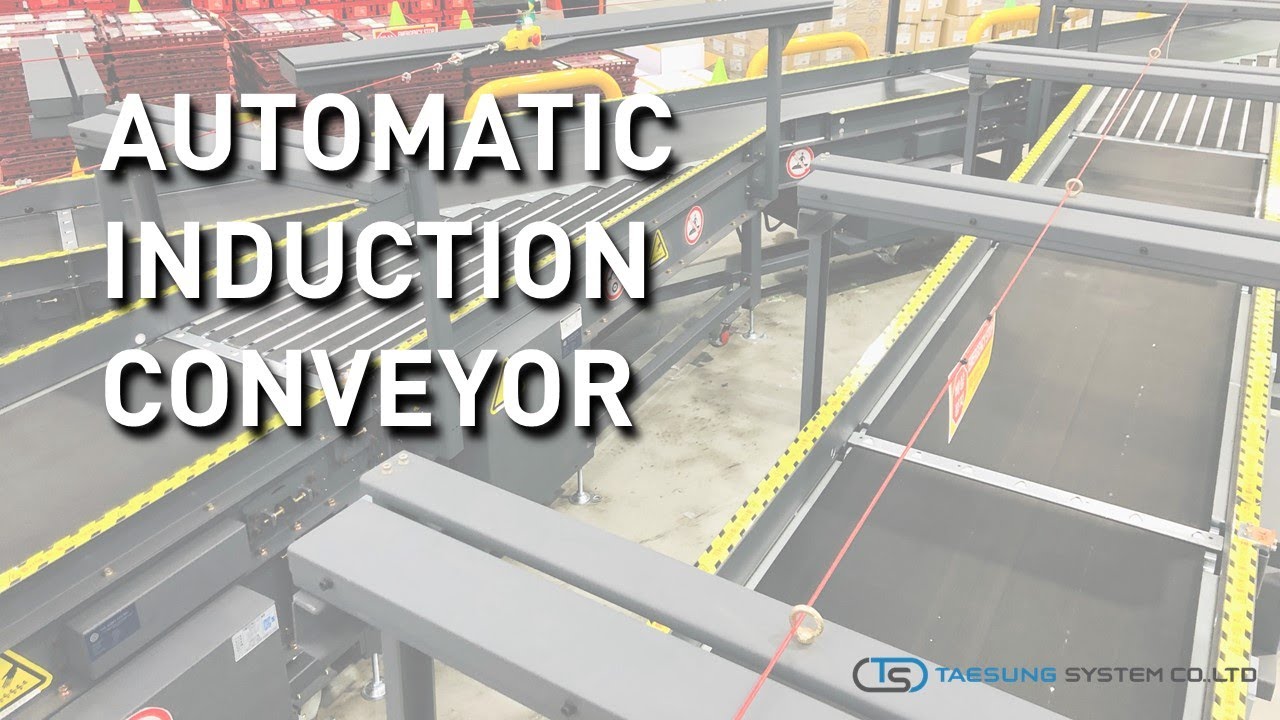 [CONVEYOR] Automatic Induction Conveyor - YouTube