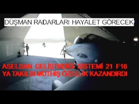 Türk F-16 Uçakları Elektronik Koruma Kalkanına Kavuştu.