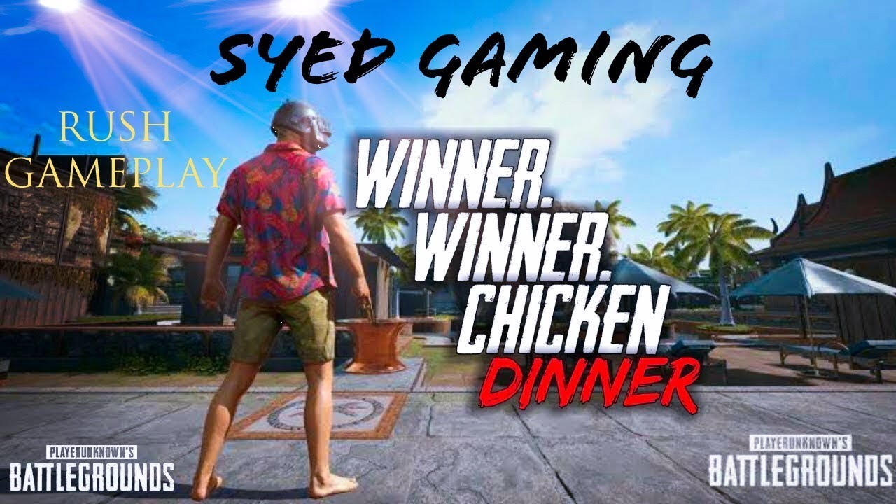 PUBG MOBILE LIVE | LET'S HUNT CHICKENS | RUSH GAMEPLAY | SYED GAMING - YouTube