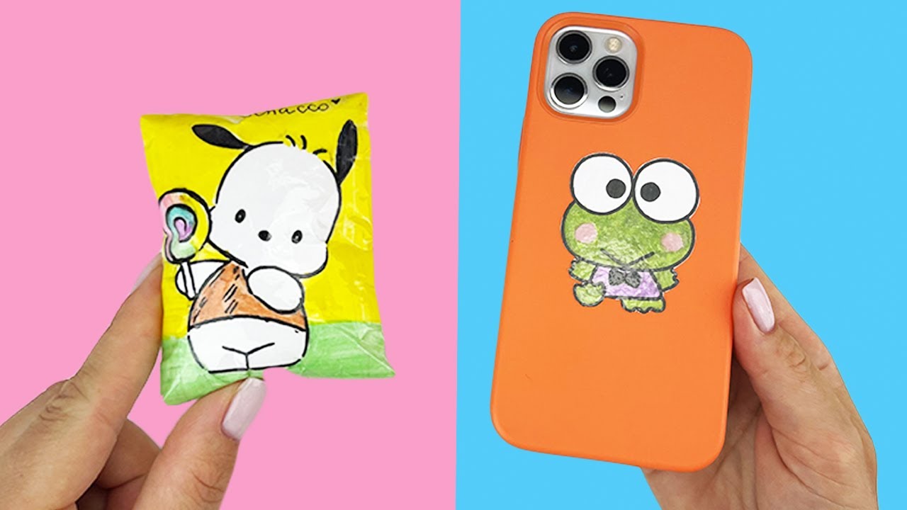Sanrio characters easy paper crafts , how to make sticker and squishy ...