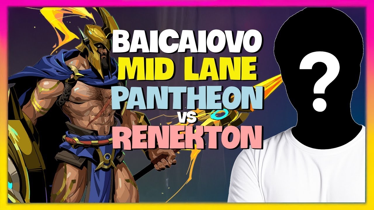 Baicaiovo's LEGENDARY Pantheon Mid | Challenger Macro & Mechanics ...