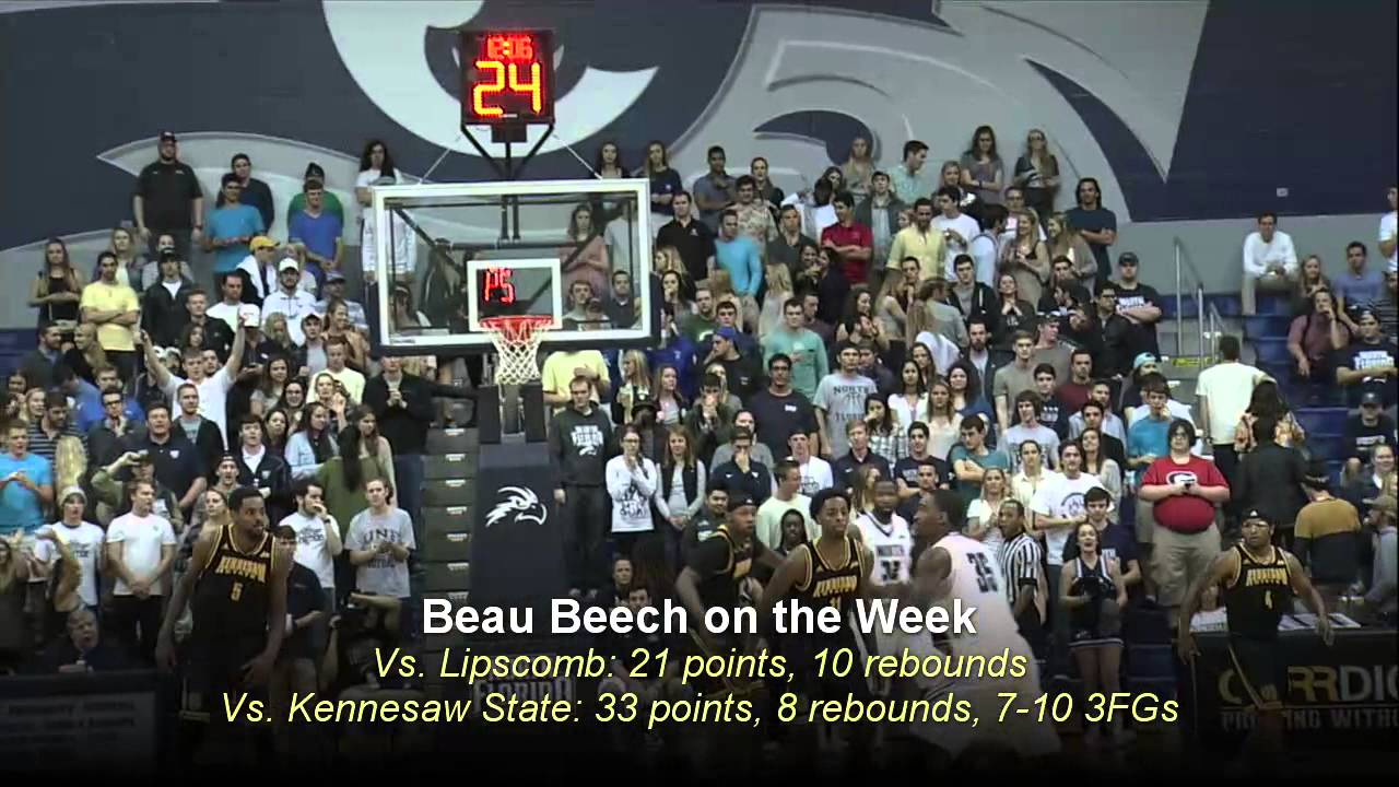 Beau Beech, A-Sun MBB Player of the Week (Jan. 18th) - YouTube