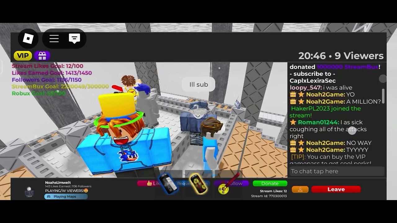 giving fans 10m ! in RoLive (Roblox) - YouTube
