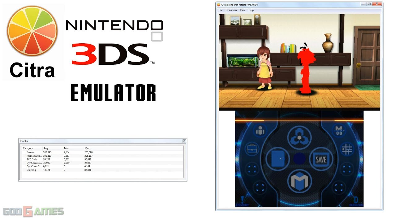 Citra 3DS Emulator - Medarot 8 Kabuto Ver. Gameplay with renderer-refactor! - YouTube