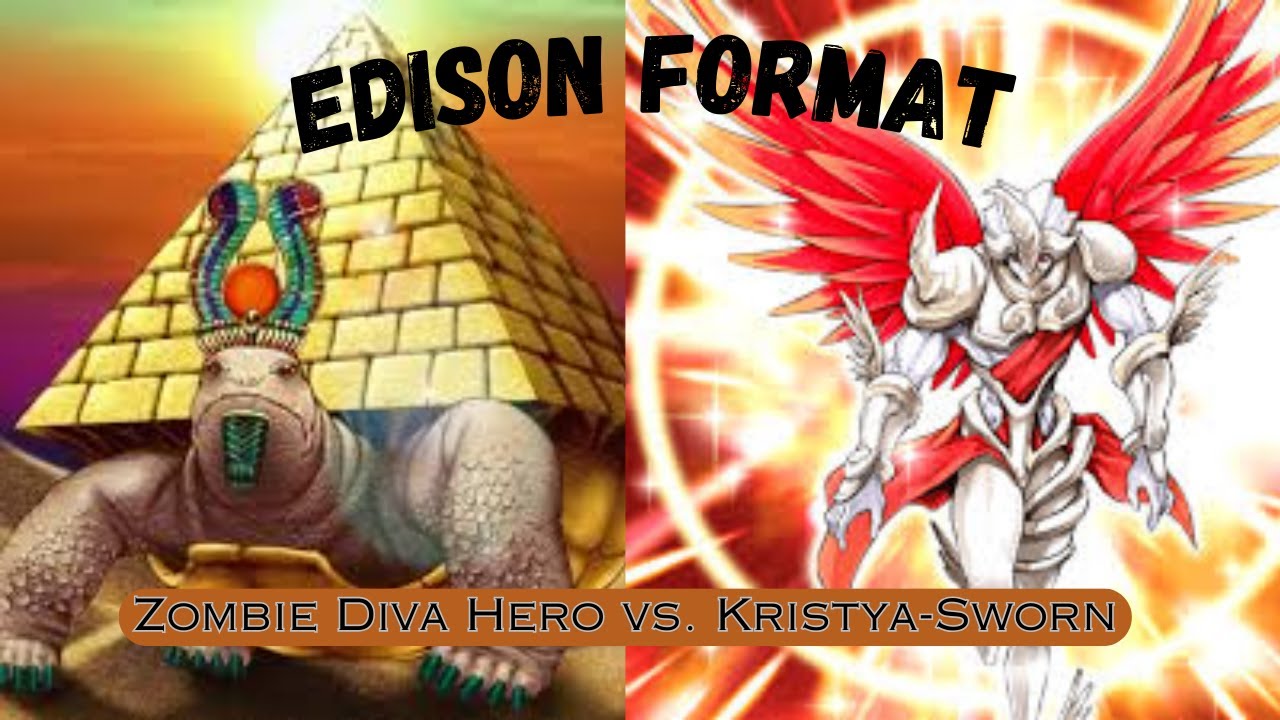 Yu-Gi-Oh! Edison Format | Round 4 Zombie Diva HeroV Kristya-Sworn | The ...