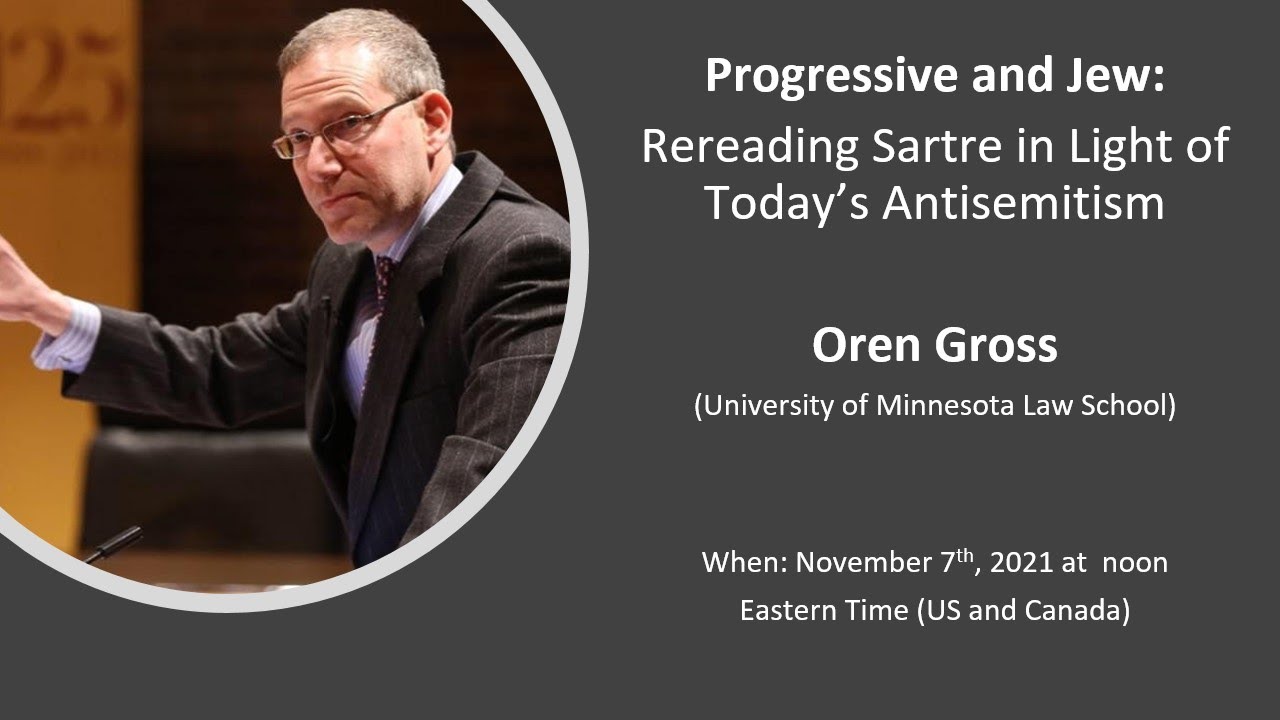 "Progressive and Jew: Rereading Sartre in Light of Today’s Antisemitism ...