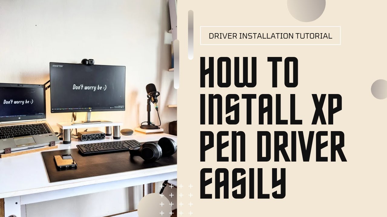 XP-PEN DECO-L KO KAISE USE KARE|| DRIVER INSTALLATION OF XP-PEN || XP ...