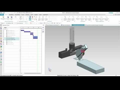 Stack Magazine Module and Changer Module FESTO simulation 3 with MCD NX - YouTube