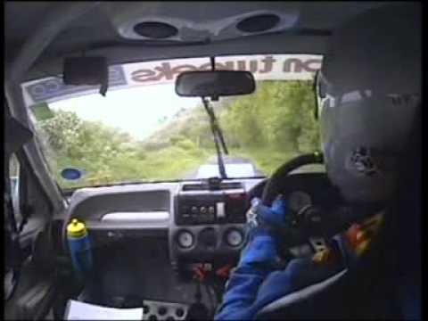 Jim Clark Rally 2011 SS8 Edrom 'Spinning in the rain' Julian Wilkes ...