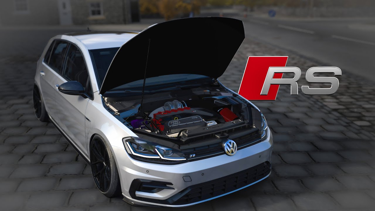 Golf 7.5 with a RS3 engine swap v0.1 | Assetto corsa - YouTube