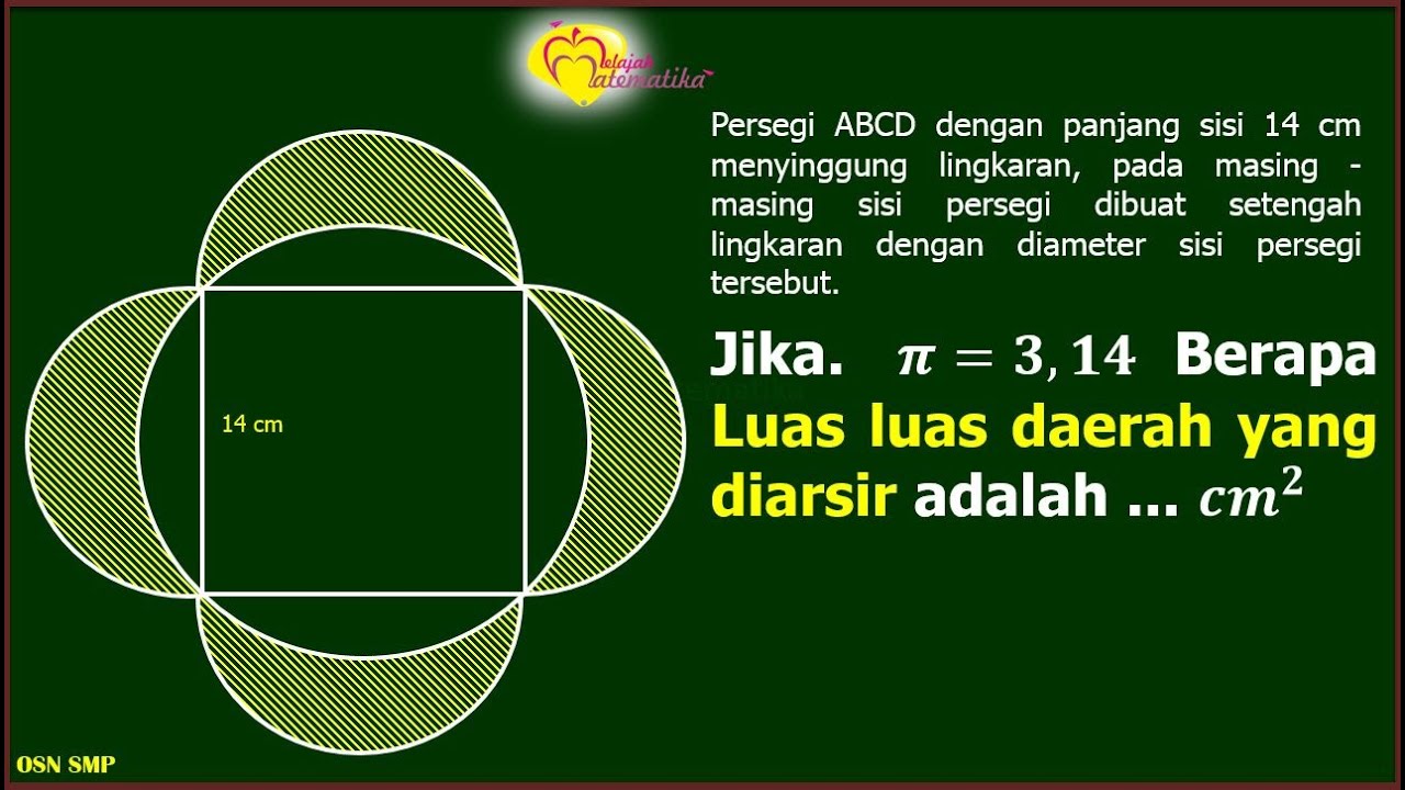 SOAL OLIMPIADE MATEMATIKA SMP | GEOMETRI -- OSN SMP 2011 - YouTube