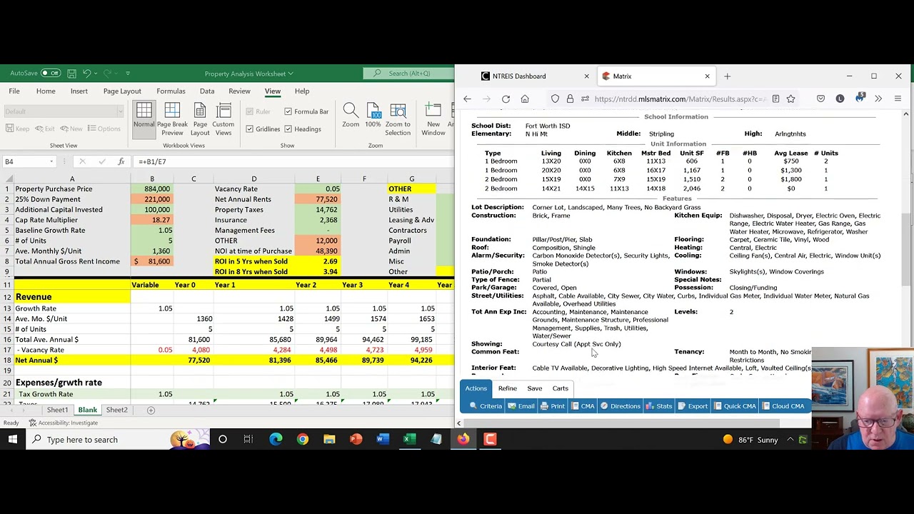 Multifamily Analysis Property Example 440 Monticello Ave in Fort Worth - YouTube