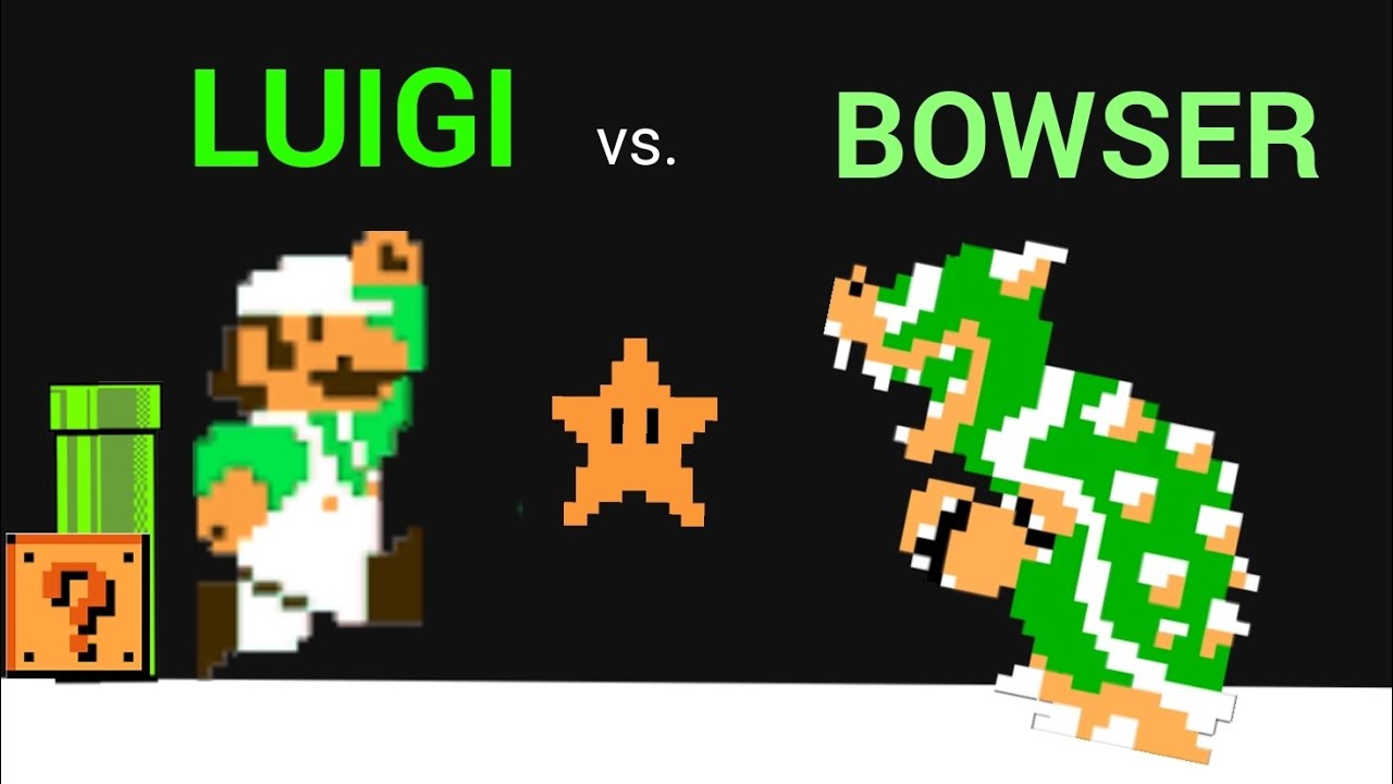 𝐒𝐮𝐩𝐞𝐫 𝐌𝐚𝐫𝐢𝐨 𝐃𝐂𝟐: 𝐋𝐮𝐢𝐠𝐢 𝐯𝐬. 𝐁𝐨𝐰𝐬𝐞𝐫 (Sprite animation) - YouTube