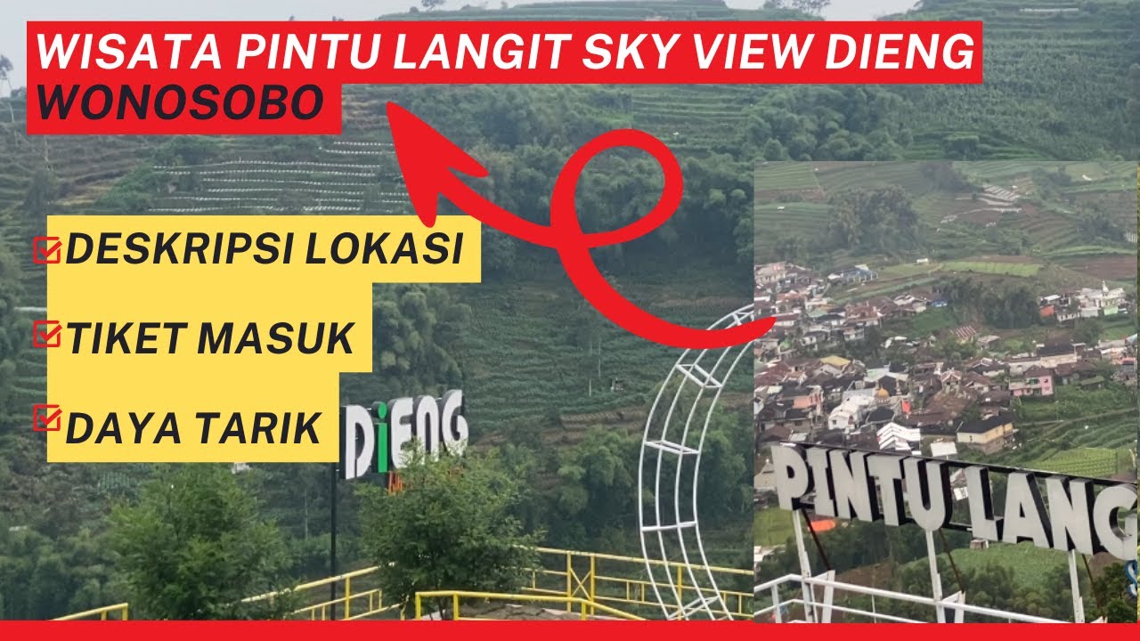 Pintu Langit Sky View Dieng I Wisata Hist di Wonosobo - YouTube