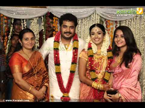 Malayalam Actor Vinu Mohan and Vidya Wedding - YouTube