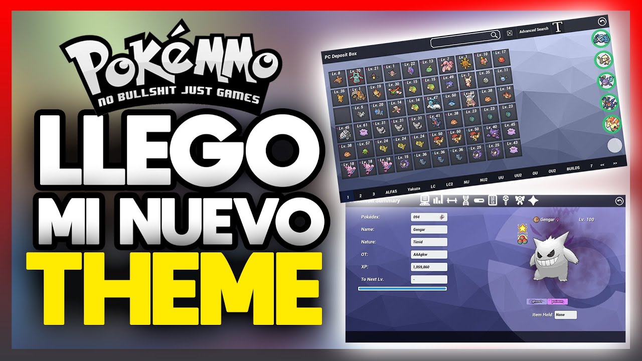 PERSONALIZA POKEMMO CON ESTE NUEVO THEME ANDROID | Tema para PokeMMO ...