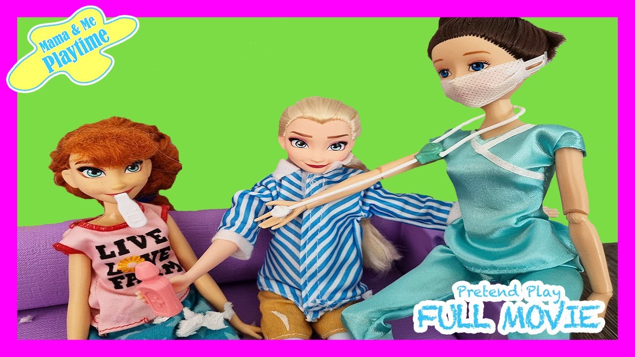Heartwarming Visit From a Nurse to Elsa and Anna! - YouTube