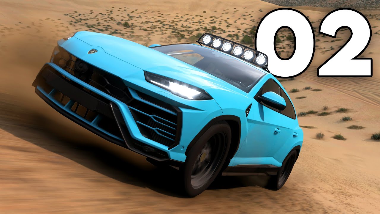 Forza Horizon 5 Rally Adventure - Part 2 - LAMBORGHINI URUS RALLY BUILD ...