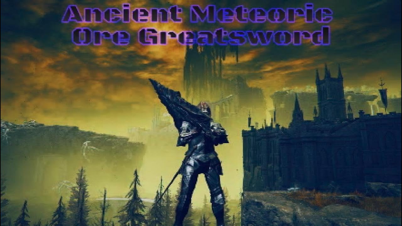 Slide into a great time with the Meteroric Ore Greatsword Elden Ring ...