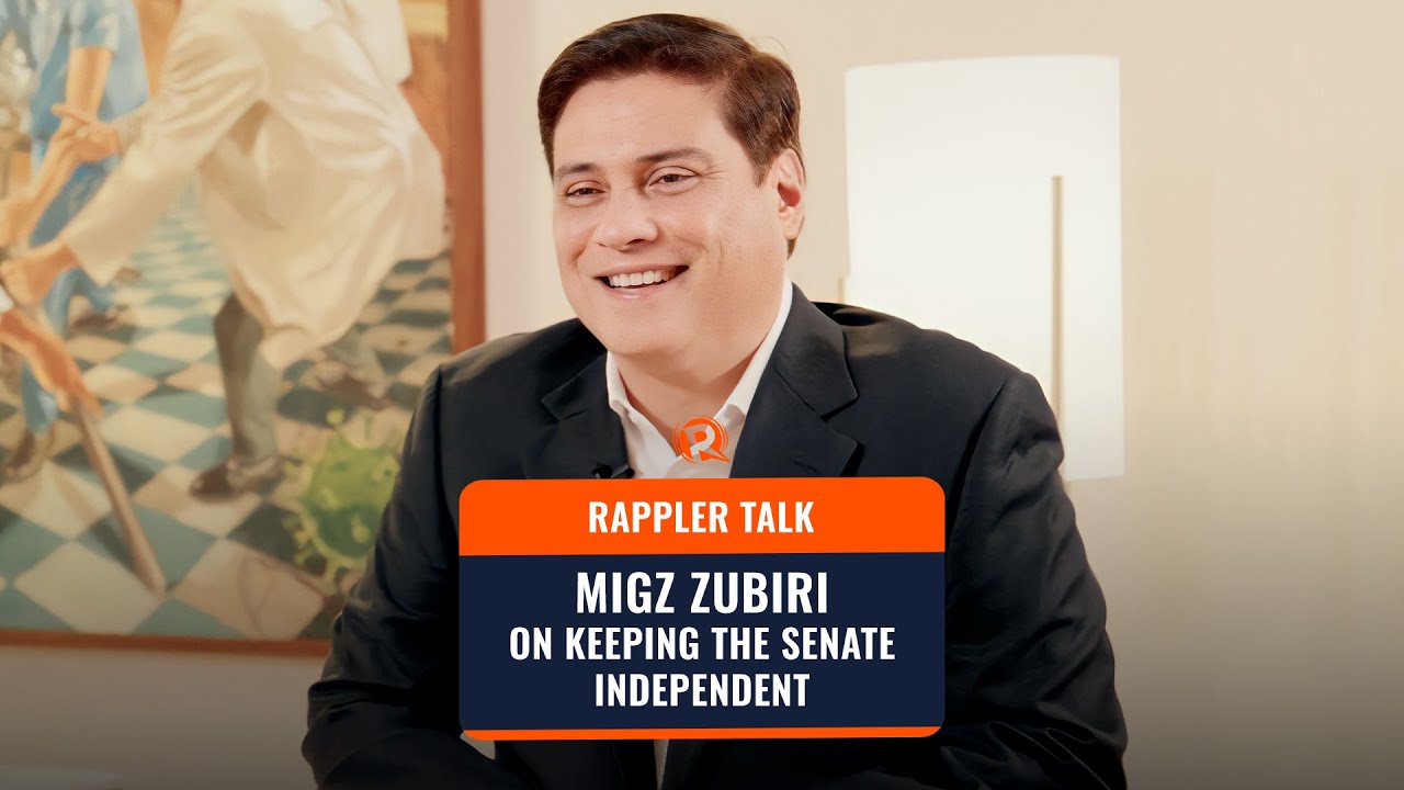 Rappler Talk: Migz Zubiri on keeping the Senate independent - YouTube