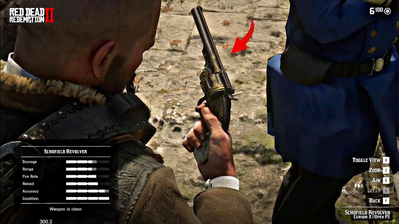 RDR2-What If You Inspect Your Weapon In Front Of Lawman - YouTube