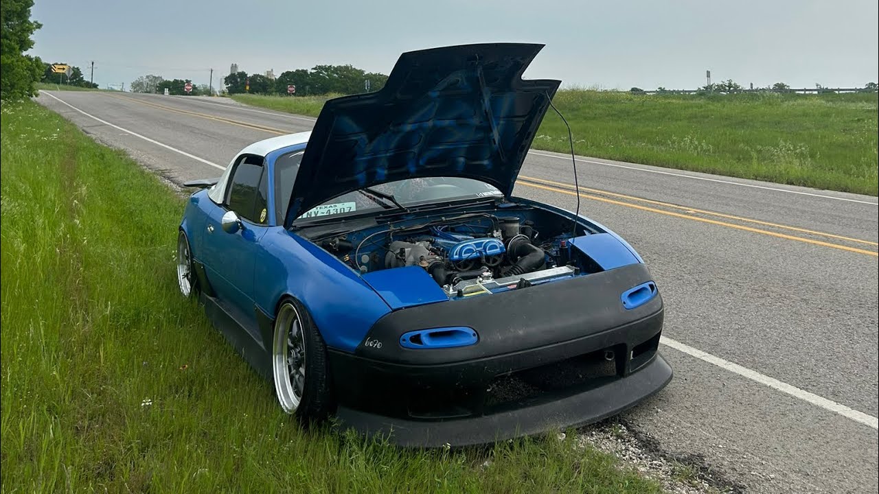 Mazda Miata drift car roadtrip! - YouTube