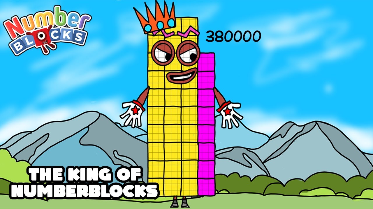 Numberblocks 380000 Is The King Of Numberblock - Numberblocks fanmade ...