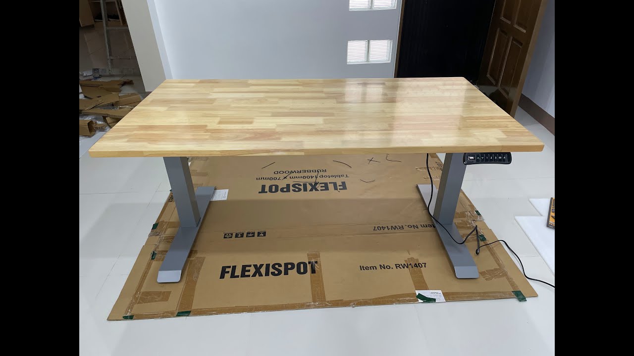 FlexiSpot - Pro Plus Standing Desk E7/E3【Unboxing and Assembly】-【Moment of Truth】 - YouTube