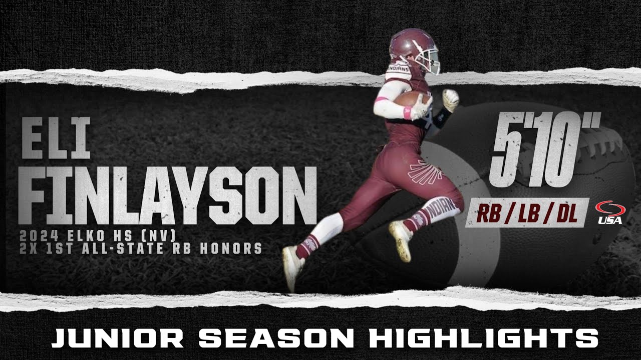 2024 Eli Finlayson | 5'10" - RB/LB/DL | Junior Season Highlights - YouTube