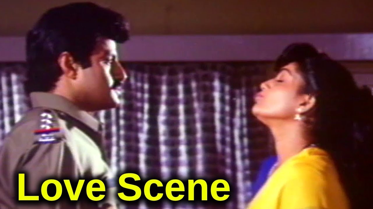 Balakrishna & Vijayashanti Love Scene | Rowdy Inspector | Balakrishna ...
