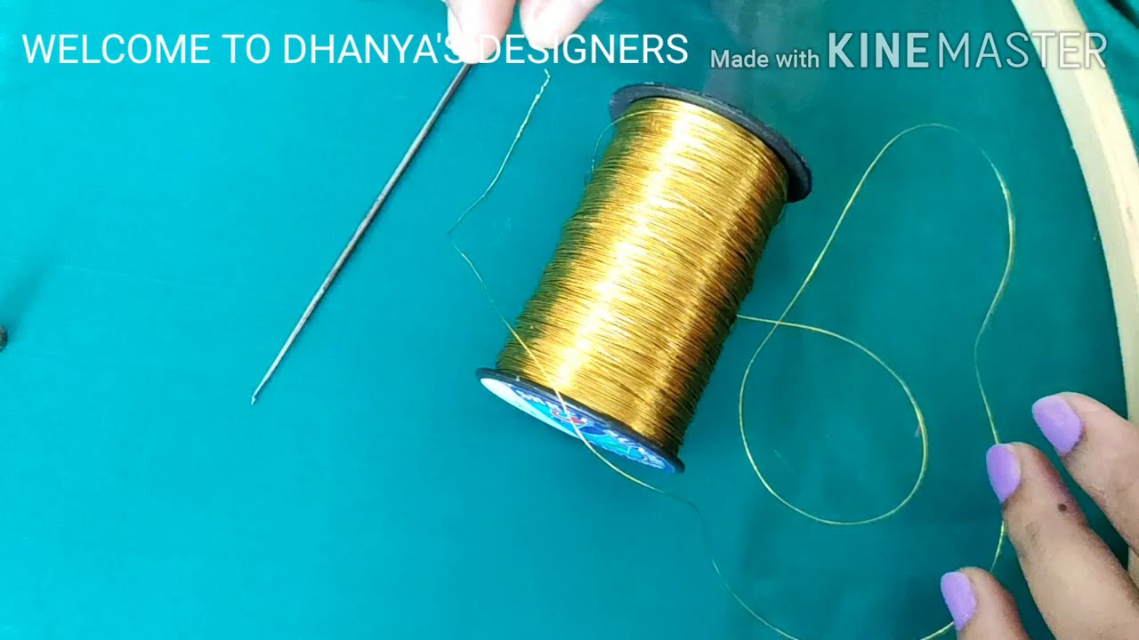 BASICS OF AARI WORK/maggam work - aari embroidary tutorial class-1 ...