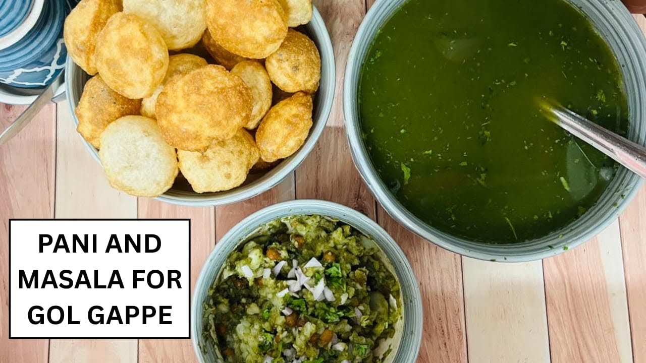 Spicy & Tangy Golgappe Pani with Masala | Street Style Pani Puri Aloo ...
