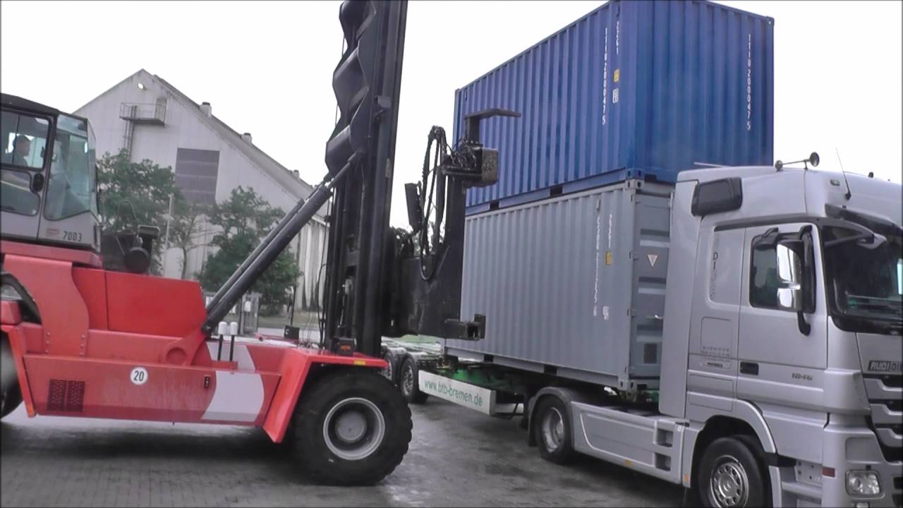 Double Container handling - YouTube