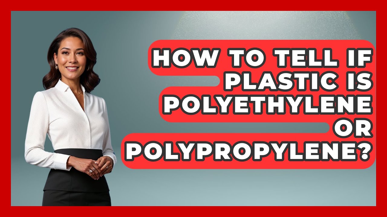 How To Tell If Plastic Is Polyethylene Or Polypropylene? - Chemistry ...