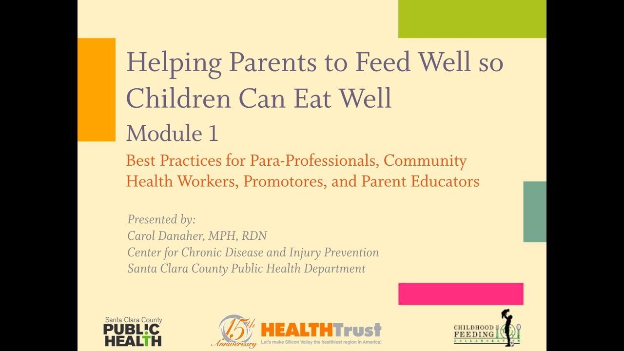 Helping Parents to Feed Well Module 1 - YouTube